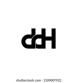 lettre de typographie ldh création de : image vectorielle de stock ...