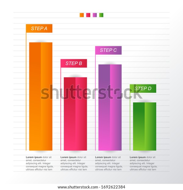 Decreasing Graph Bar Chart Economic Pressure Stock Vector (Royalty Free ...