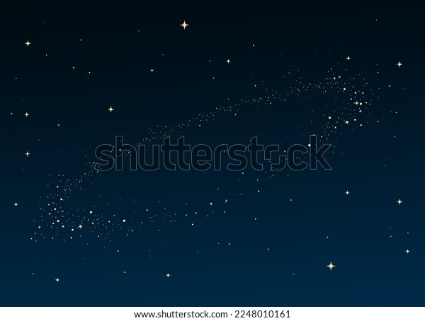 Deep Space Cartoon Background Empty Space Stock Vector (Royalty Free ...