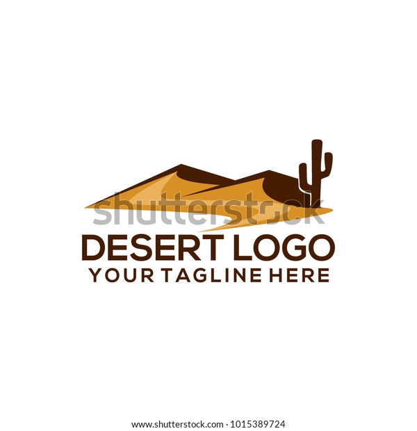Desert Logo Vector Stock Vector (Royalty Free) 1015389724 | Shutterstock