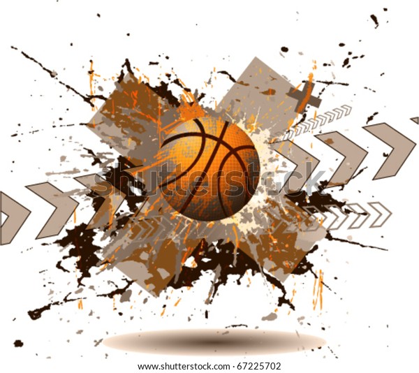 elementos de diseño baloncesto: vector de stock (libre de regalías ...