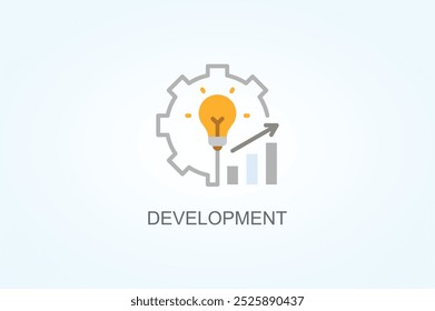 Development Vector Logo Sign Symbol Illustration Stock Vector (Royalty ...