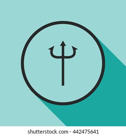 Devil Fork Icon Stock Vector (Royalty Free) 439375723 | Shutterstock