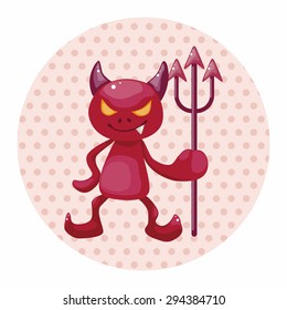 Cartoon Evil Brain Vector Illustration Stock Vector (Royalty Free ...