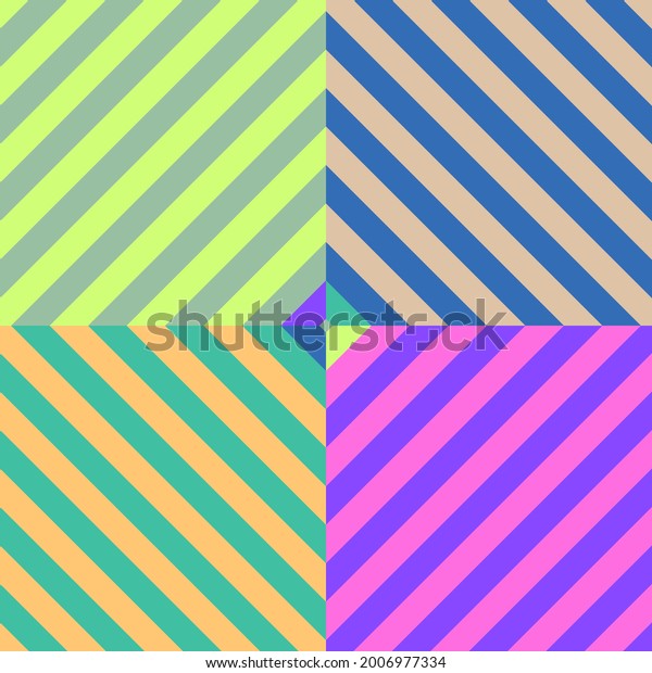 Diagonal Stripes Horizontal Lines Pattern Backdrop Stock Vector ...
