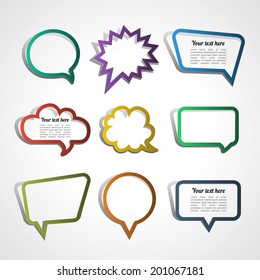 Dialogue Cloud Vector Illustration Stock Vector (Royalty Free ...