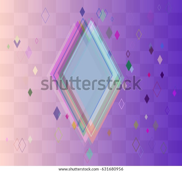 Diamond Background Template Stock Vector (Royalty Free) 631680956 ...