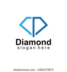 Creative Diamond Logo Icon Design Template Stock Vector (Royalty Free ...