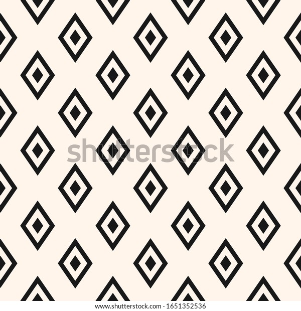 Diamond Pattern Vector Geometric Seamless Texture Stock Vector (Royalty ...