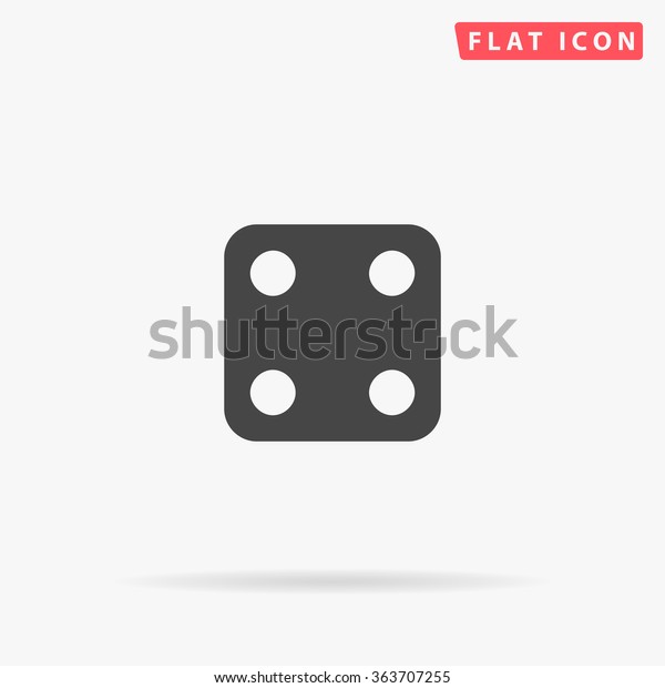 Dice Cube Icon Vector Stock Vector (Royalty Free) 363707255 | Shutterstock