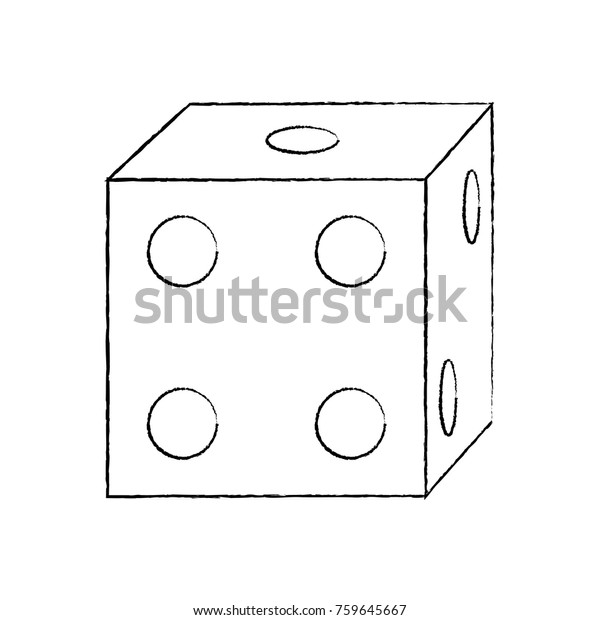 Die Game Icon Image Stock Vector (Royalty Free) 759645667 | Shutterstock