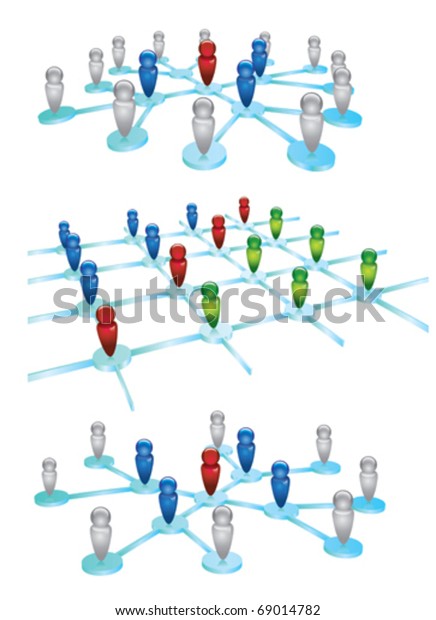 Different Business Network Concepts Stock Vector (Royalty Free ...