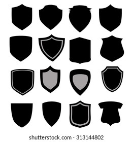 Different Shapes Label Vector Stock Vector (Royalty Free) 313144802 ...