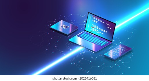 Software Web Development Programming Concept Abstract Stock Vector (Royalty Free) 1122339353 ...