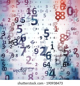 Digital Code Background Abstract Vector Illustration Stock Vector ...