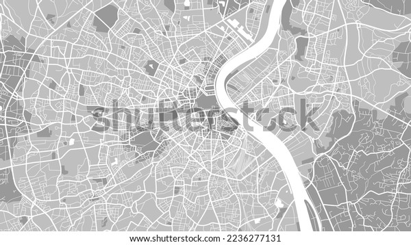 Digital Gray Map Bordeaux Vector Map Stock Vector (Royalty Free ...