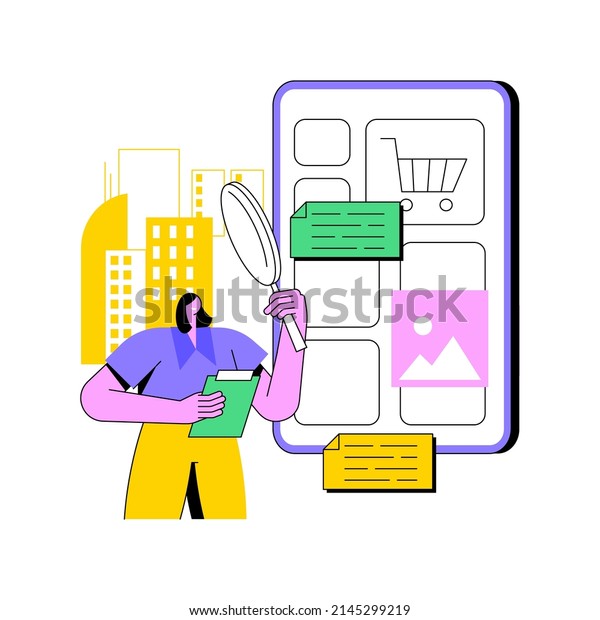 Digital Guide Abstract Concept Vector Illustration Stock Vector ...