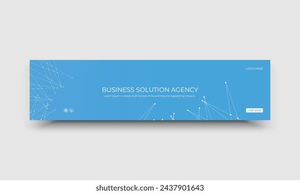 Digital Marketing Linkedin Web Banner Template Stock Vector (Royalty ...