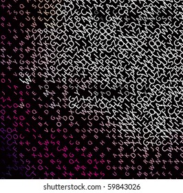Digital Program Code Vector Illustration Stock Vector (Royalty Free ...