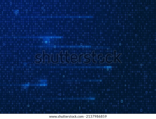 Digital Technology Background Binary Code Program: เวกเตอร์สต็อก (ปลอด ...