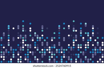 Digital Technology Background Digital Data Dots Stock Vector (Royalty ...