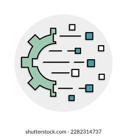 Digital Transformation Vector Icon Digitization Vector Stock Vector ...