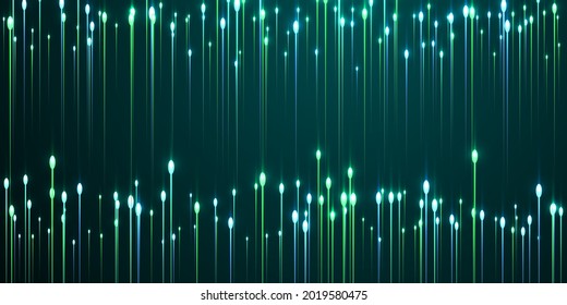 Dynamic Vertical Line Rays Data Flows Stock Vector (Royalty Free ...