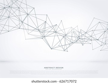 Digital Wire Mesh Background Technology Connection: เวกเตอร์สต็อก (ปลอด ...