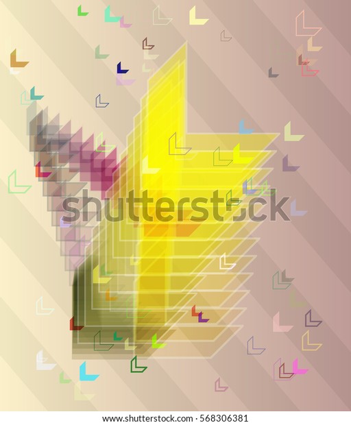 Direction Idea Background Stock Vector (Royalty Free) 568306381 ...