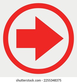 Directional Arrow Sign Vector Illustration Stock Vector (Royalty Free) 2255348361 | Shutterstock
