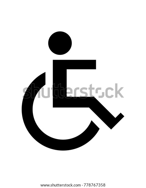 Disabled Icon Logo Vector Stock Vector (Royalty Free) 778767358 ...