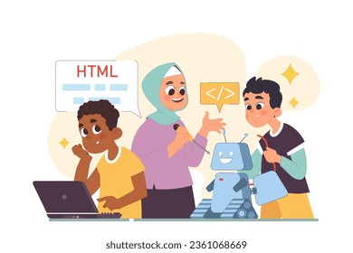 104 Programming Course Black Children Images, Stock Photos, 3D objects ...