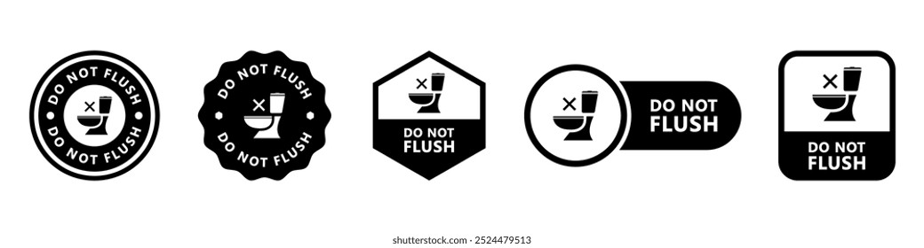 6+ Hundred Do Not Flush Sign Royalty-Free Images, Stock Photos ...