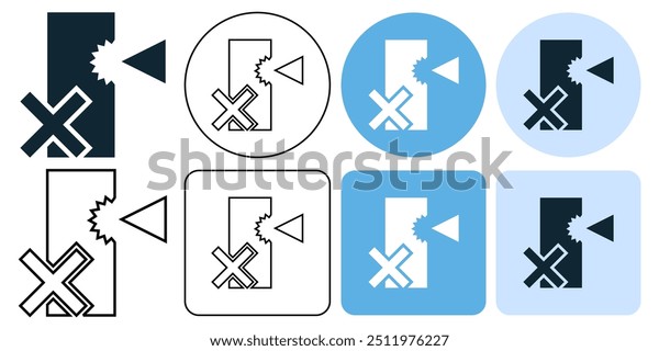 Do Not Stack Packaging Delivering Cargo Stock Vector (Royalty Free ...