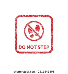 Do Not Step Packaging Mark Icon Stock Vector (Royalty Free) 2324398335 ...