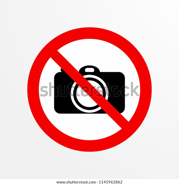 Do Not Take Camera Caution Warn Stock Vector (Royalty Free) 1145962862 ...