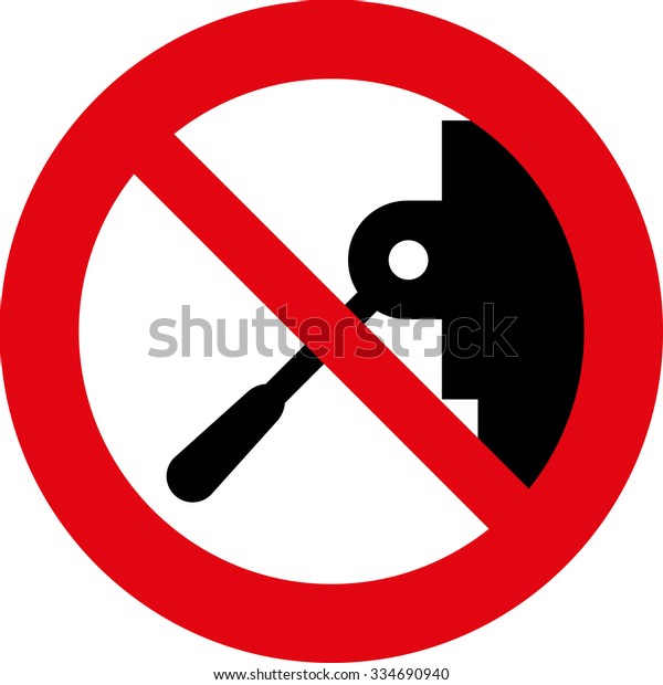 Do Not Touch Switch Safety Signs Stock Vector (Royalty Free) 334690940 ...