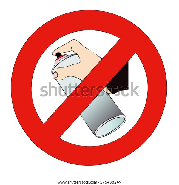 Do Not Write On Walls Stock Vector (Royalty Free) 176438249 | Shutterstock