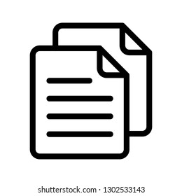 Illustration Icon Holding File Offering Document Stock Vector (Royalty ...