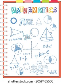Math Signs Symbols White Background Full Stock Vector (Royalty Free ...