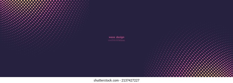 Dot Wave Background Technology Pattern Eps10 Stock Vector (Royalty Free ...