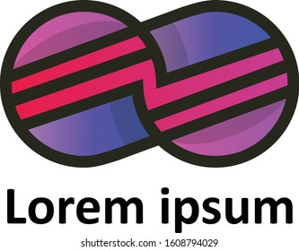 Double Circle Logo Vector Design Stock Vector (Royalty Free) 1608794029 | Shutterstock