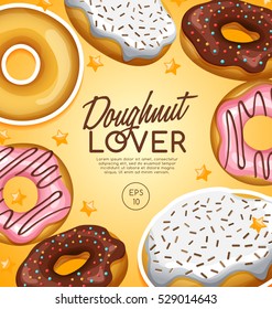 Doughnut Elements Vector Illustration Stock Vector (Royalty Free ...