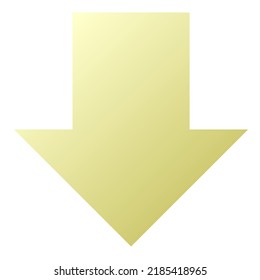 Down Arrow Icon Gradient Vector Stock Vector (Royalty Free) 2185418965 | Shutterstock
