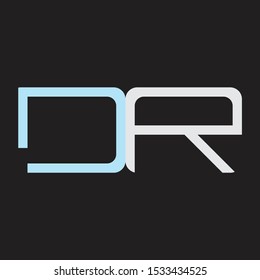 Dr Logo Intial Style Vector Stock Vector (Royalty Free) 1565971261 ...