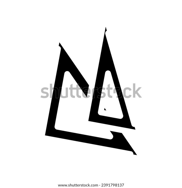 Drafting Triangle Architectural Drafter Glyph Icon Stock Vector ...
