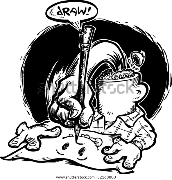 Draw Stock Vector (Royalty Free) 32168800 | Shutterstock