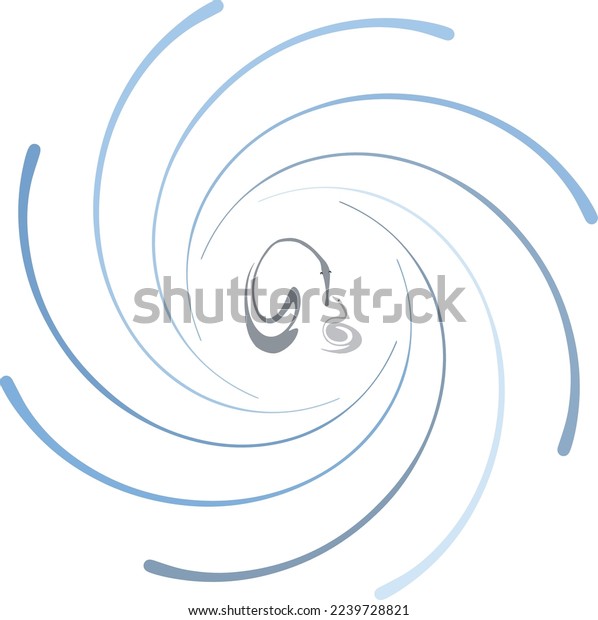 Drawing Without Background Rays Blue Waves Stock Vector (Royalty Free ...