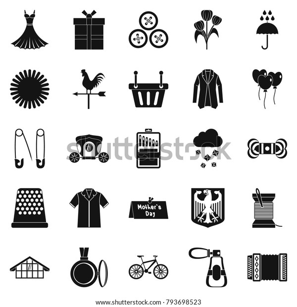 Dress Code Icons Set Simple Set Stock Vector (Royalty Free) 793698523 ...