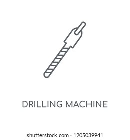 Drilling Machine Linear Icon Drilling Machine Stock Vector (Royalty Free) 1205039941 | Shutterstock